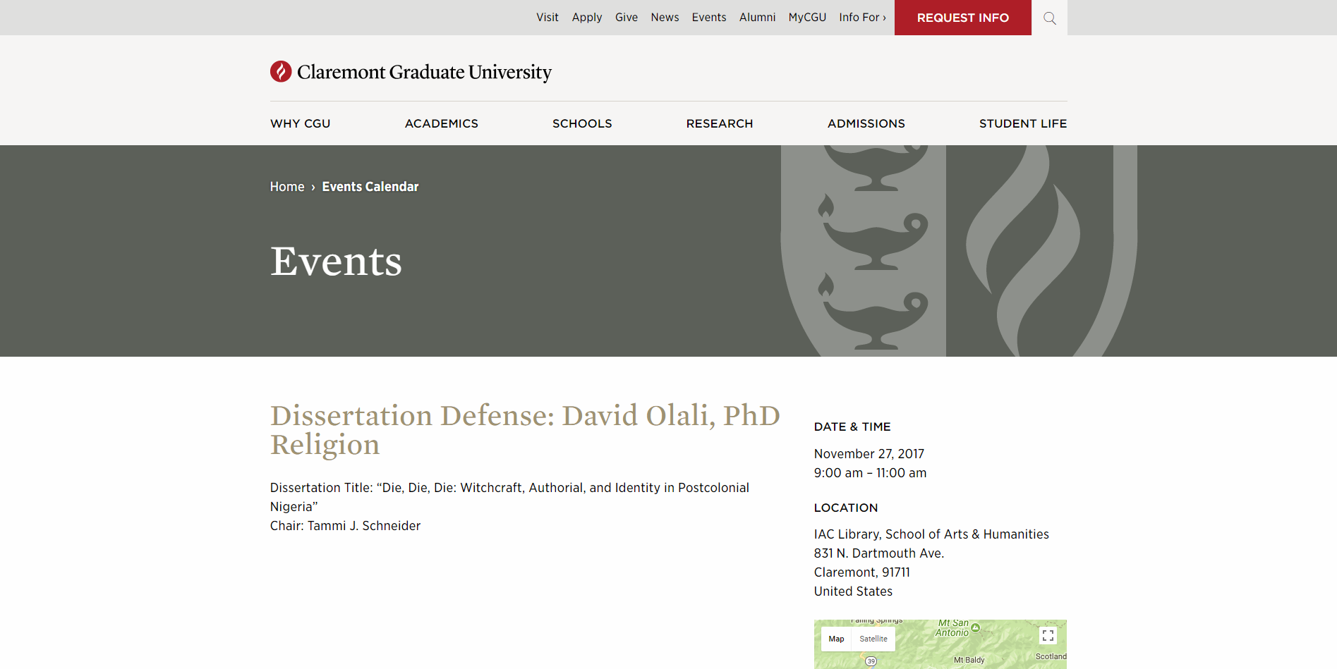 David Olali Defends “Die, Die, Die” Dissertation Defense – The ...